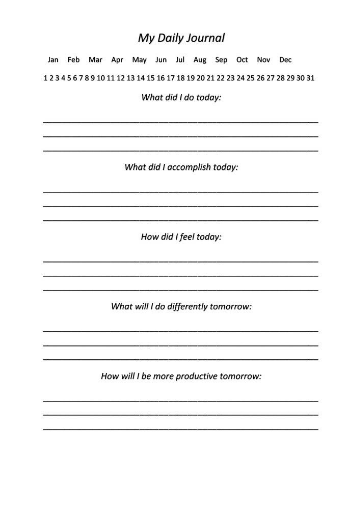 Printable Journals With 5 Different Templates - Etsy