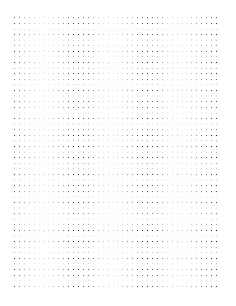 Dotted Grid Paper & Grid Paper - Etsy