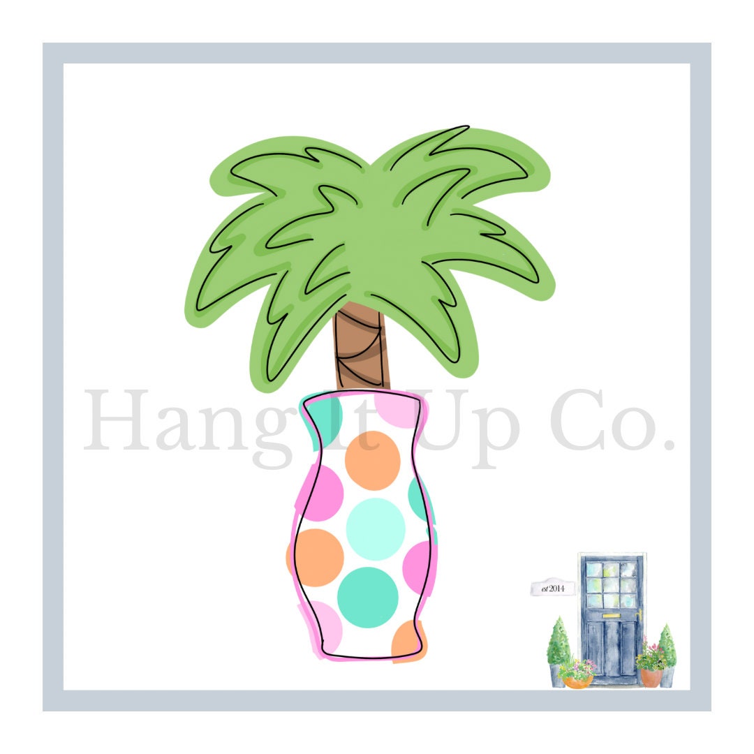 Palm Tree Template - Etsy