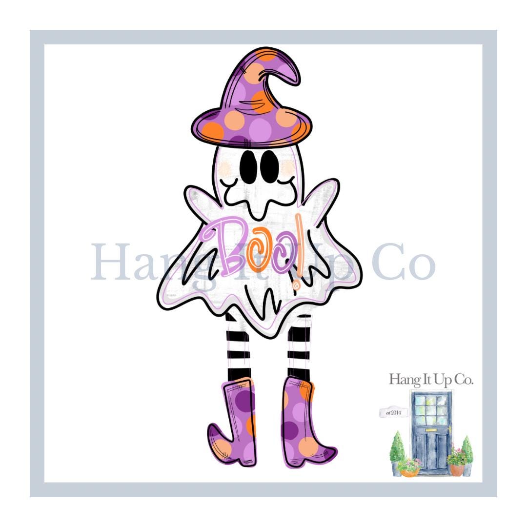 Witchy Ghost Ribbon Leg TEMPLATE - Etsy