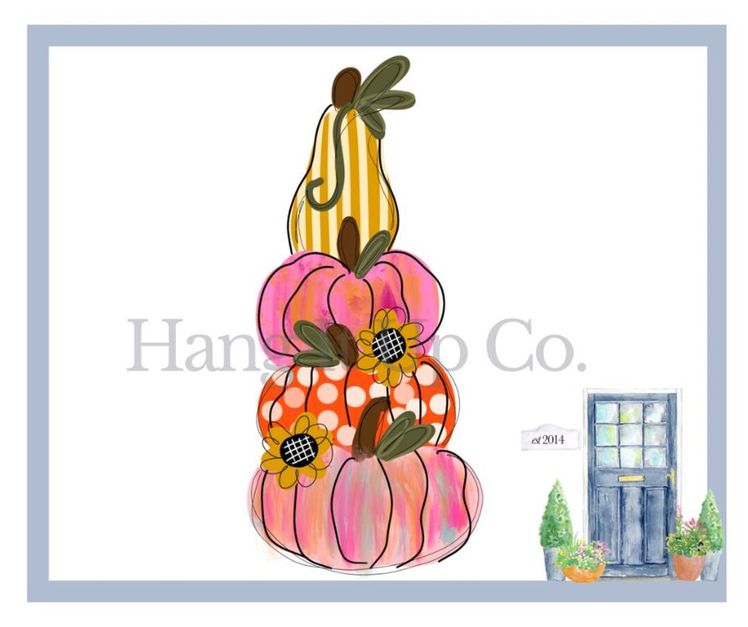 Stack Pumpkin TEMPLATE - Etsy