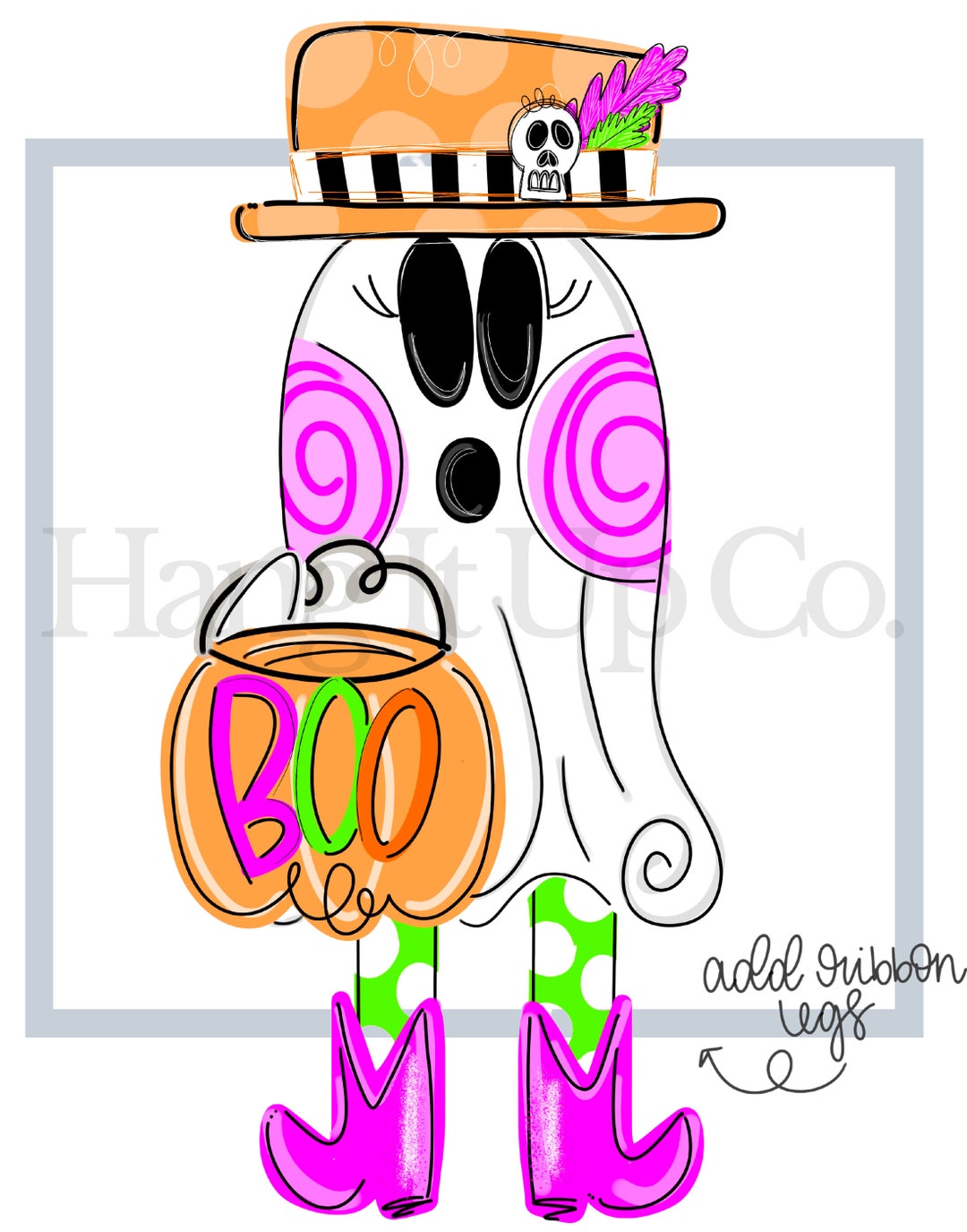 Lainey Ghost Door Hanger TEMPLATE - Etsy