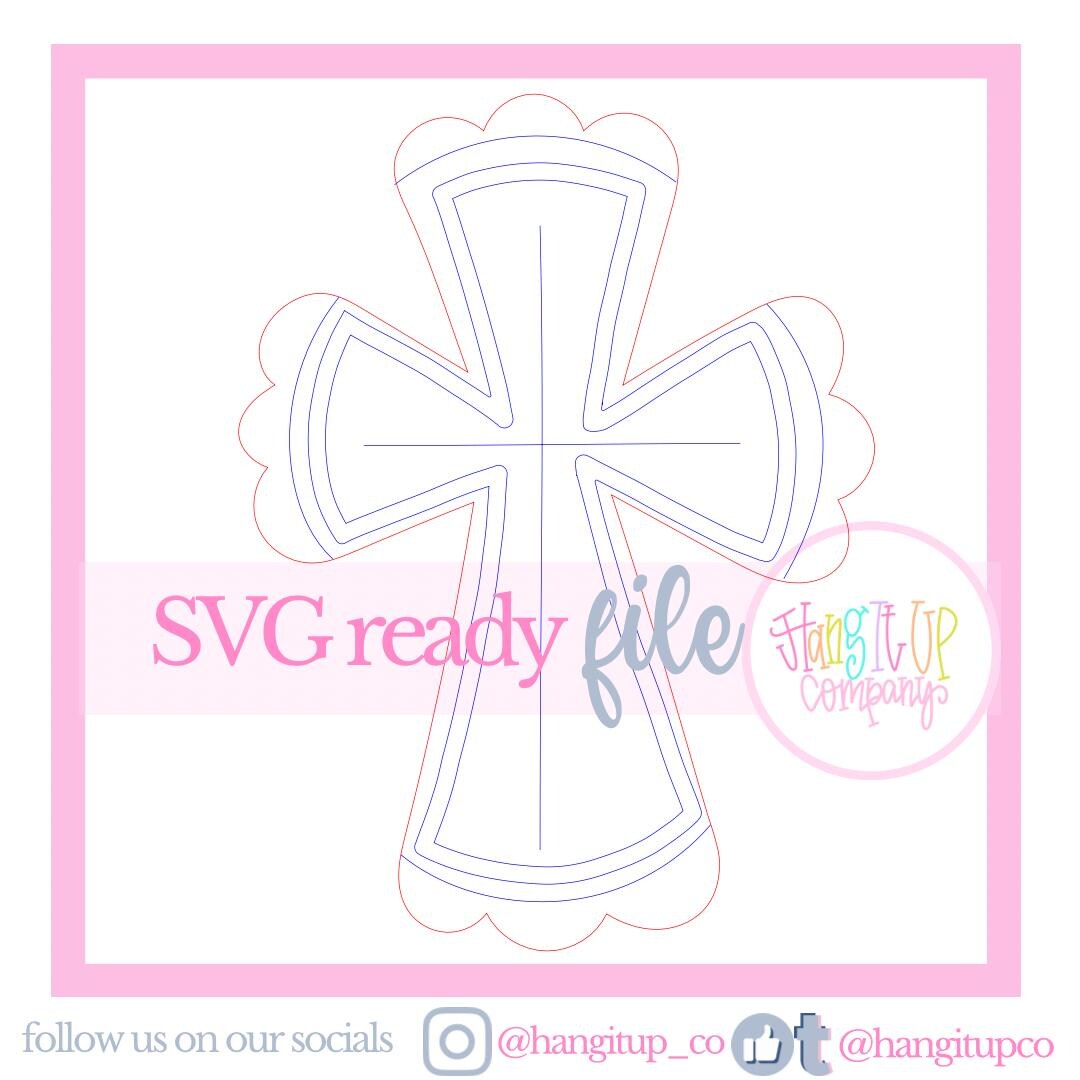 SVG Funky Cross TEMPLATE - Etsy