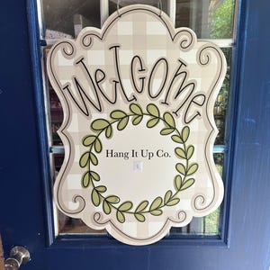 Interchangeable Welcome Sign - Etsy