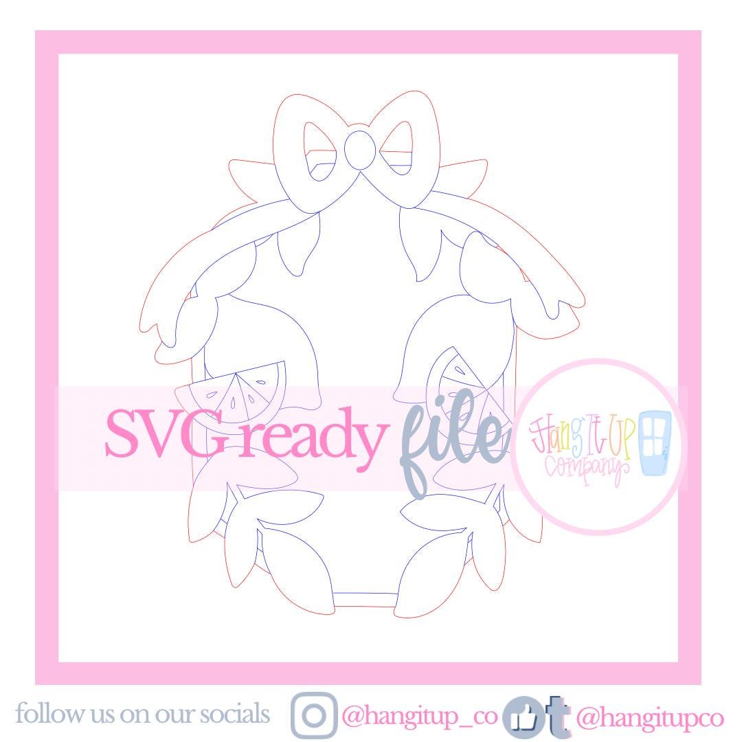 SVG Lemon Plaque TEMPLATE - Etsy