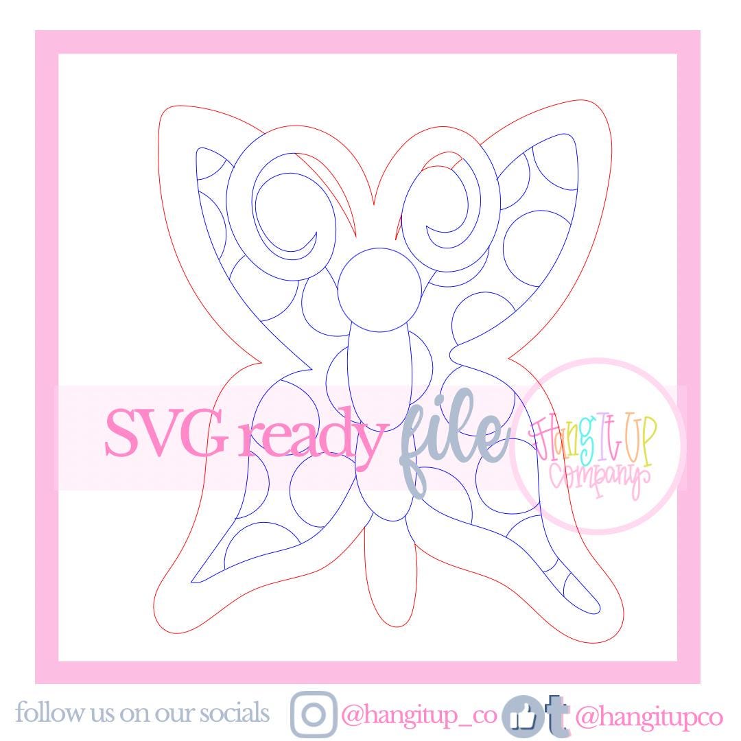 SVG Butterfly TEMPLATE - Etsy