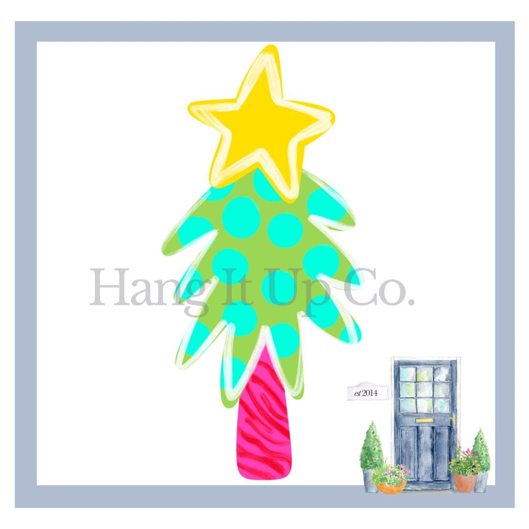Funky Tree TEMPLATE - Etsy