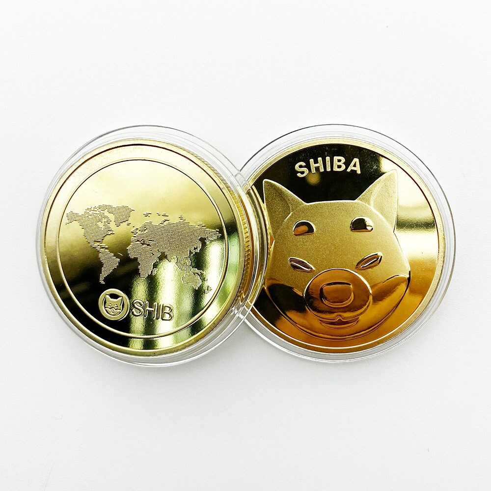 Shiba Inu Physical Cryptocurrency Coin in Gold or Silver - Etsy