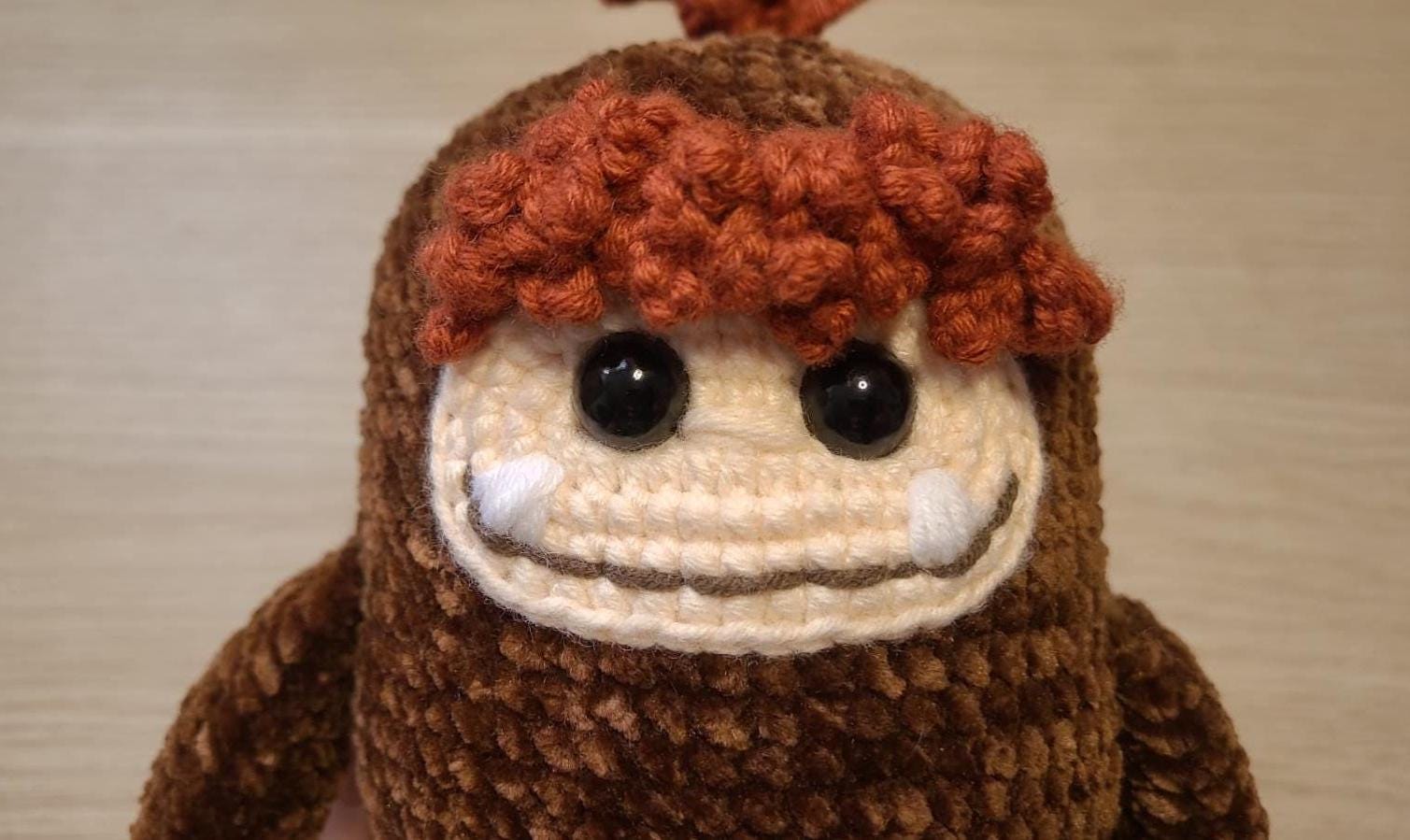 Sasquatch Amigurumi Crochet Pattern: Big Foot Plush Toy (PDF Pattern ...