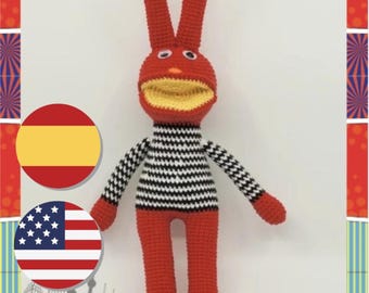 Juan Carlos Bodoque Crochet Amigurumi Pattern - Etsy