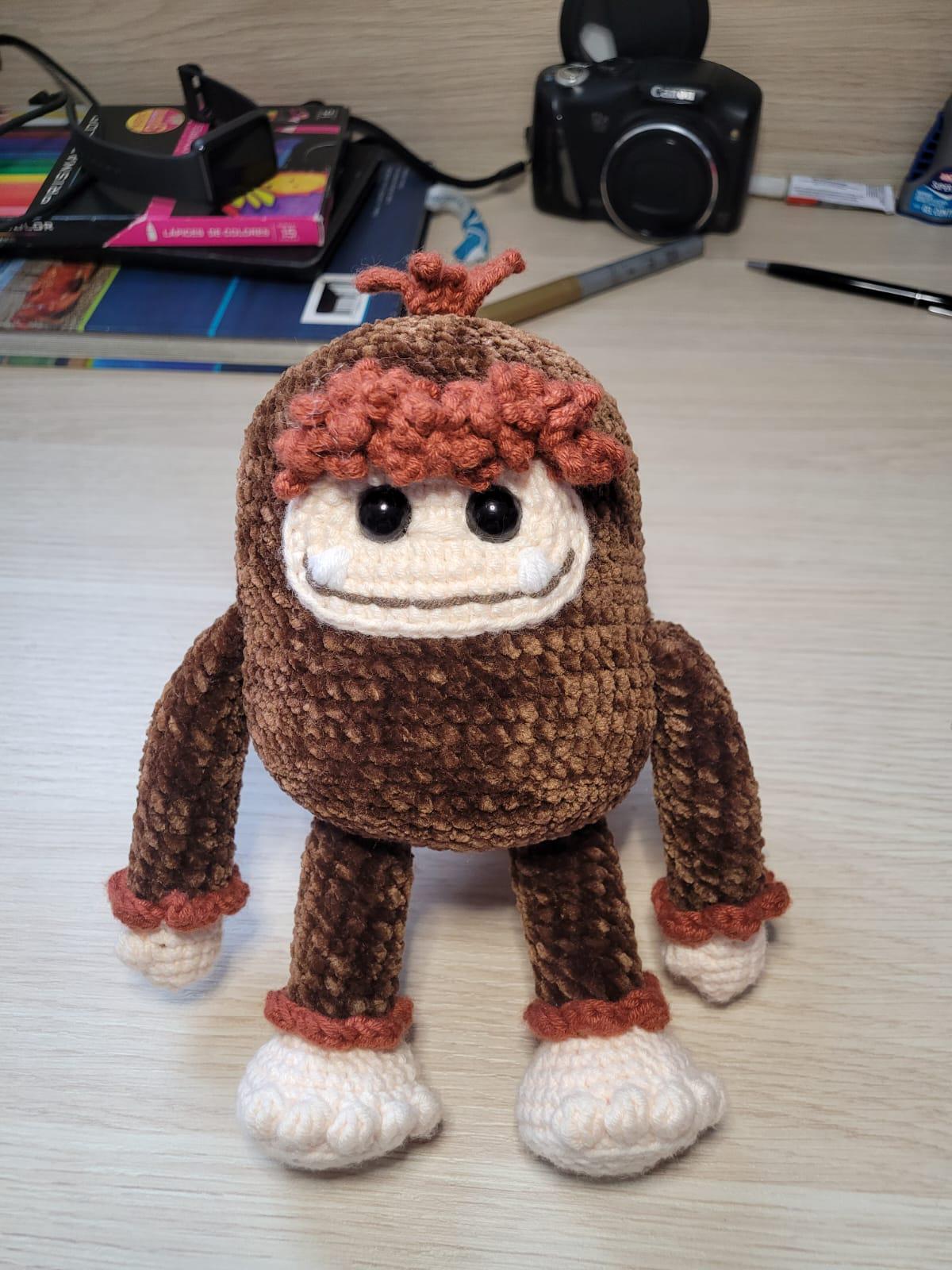Sasquatch Amigurumi Crochet Pattern: Big Foot Plush Toy (PDF Pattern ...