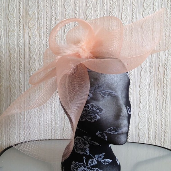Peach Fascinator - Etsy