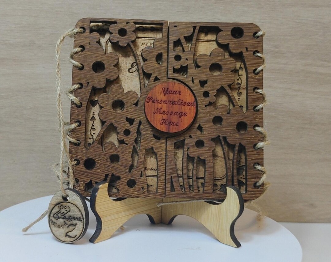 Custom Made Personalised Real Wood Craft Plank Card Sign Wedding ...
