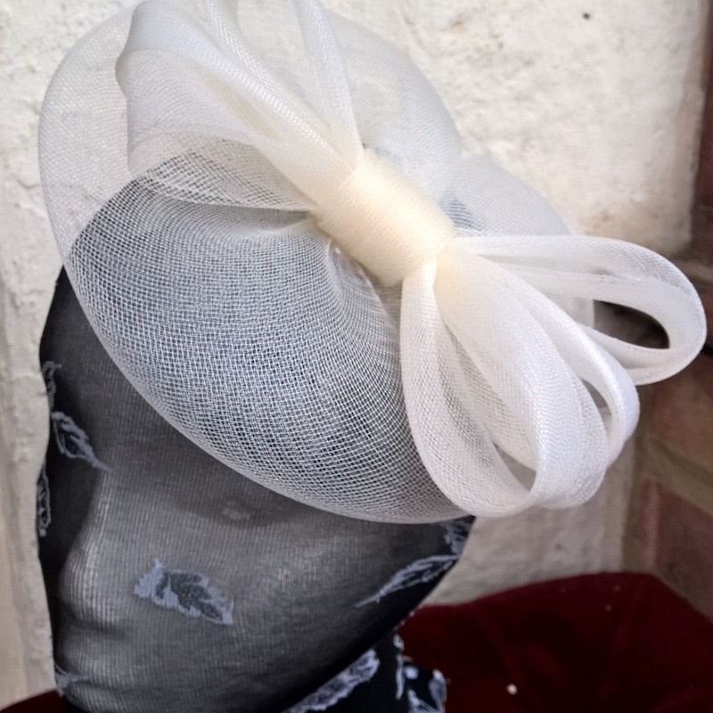 Ivory Fascinator - Etsy