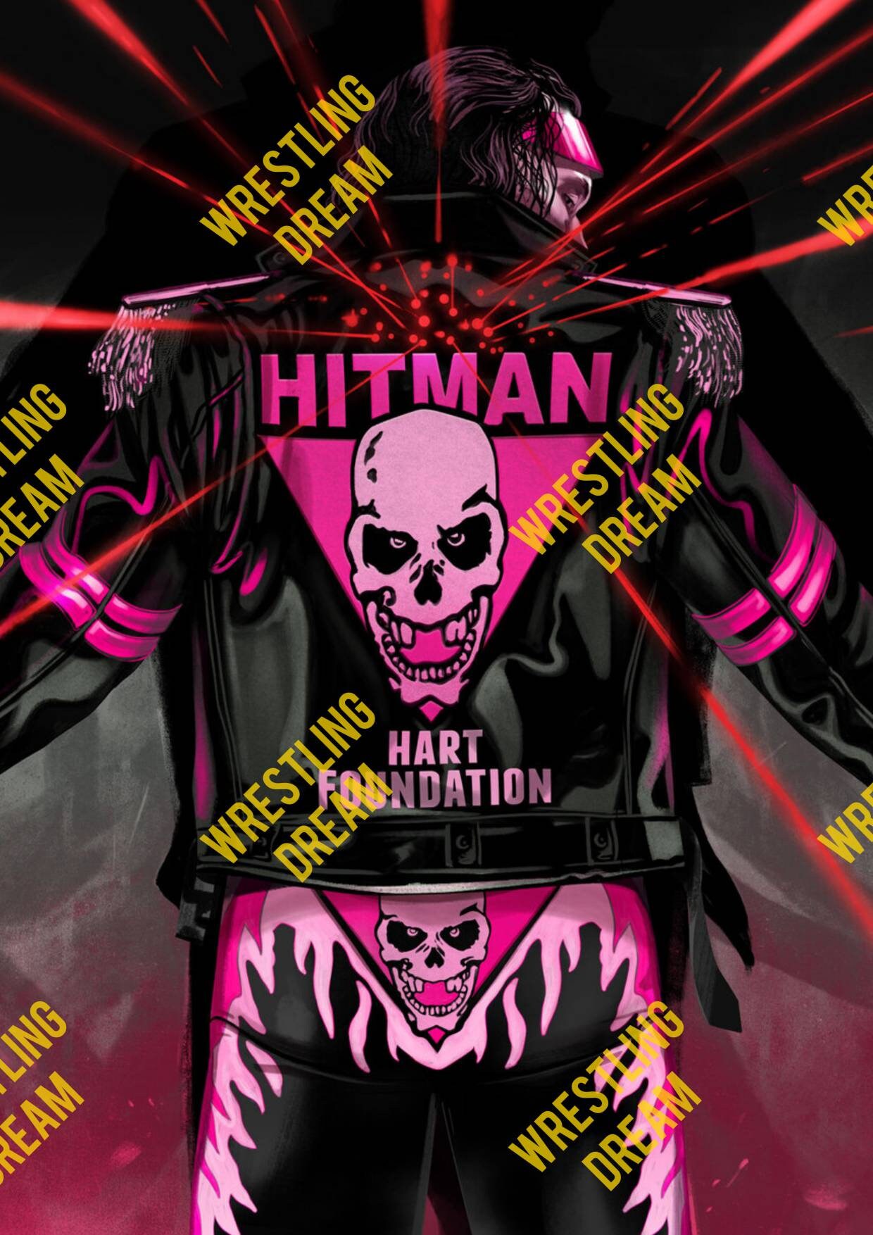 30.. WWF WWE Bret Hitman Hart Quality A4 A3 A2 Poster - Etsy UK