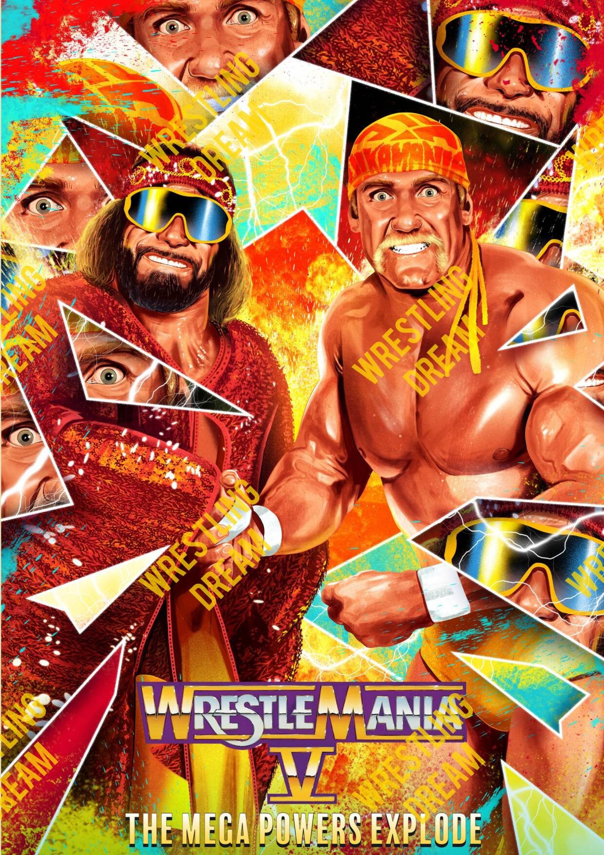 2.. Make Your Selection WWF WWE Wrestlemania 5 the Mega Powers Explode Hulk Hogan Vs Macho Man ...