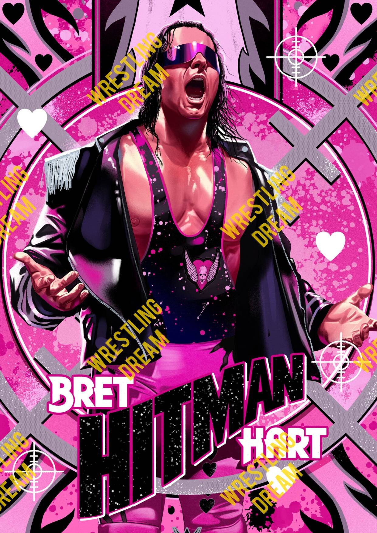 29.. WWF WWE Bret Hitman Hart Quality A4 A3 A2 A1 Poster - Etsy