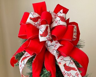 Cardinal Tree Topper - Etsy