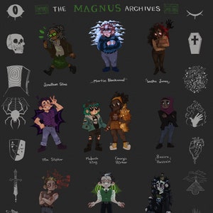 The Magnus Archives Stickers - Etsy