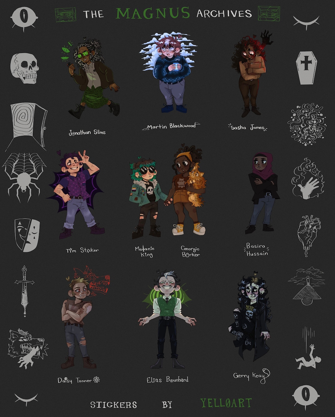 The Magnus Archives Stickers - Etsy