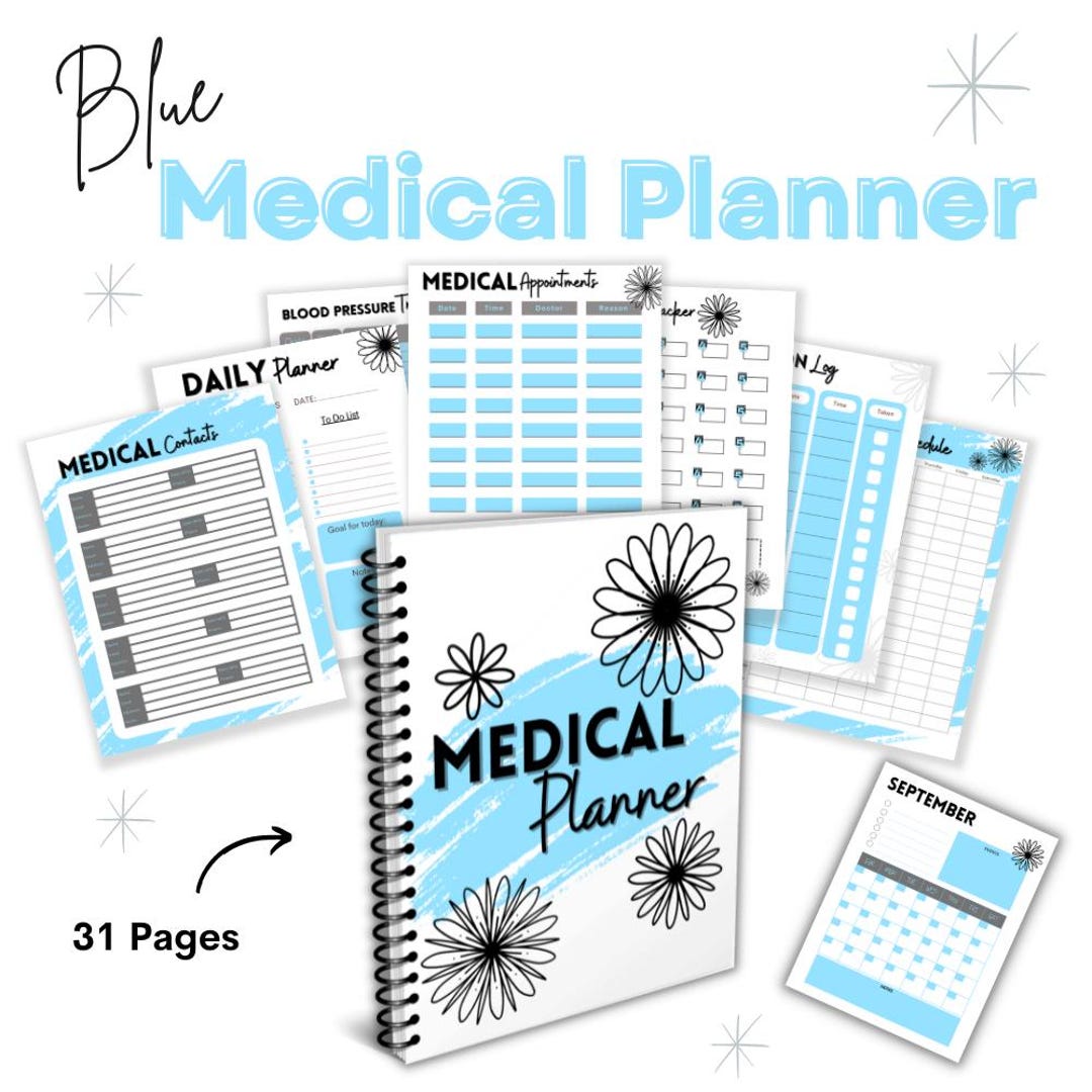 Printable Medical Planner – Health Organizer, Vaccine Tracker ...
