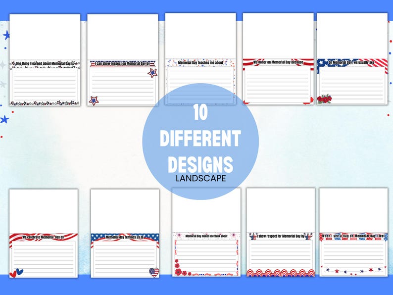 Memorial Day Writing Craft - Printable Poppy Flower Activity for Kids ...