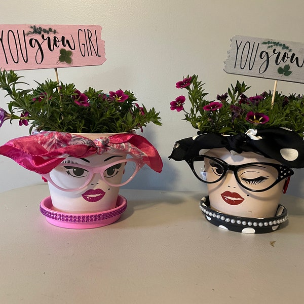 Face Pot - Etsy