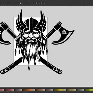 Viking .DXF .SVG .CRV Vectric Inkscape.... - Etsy