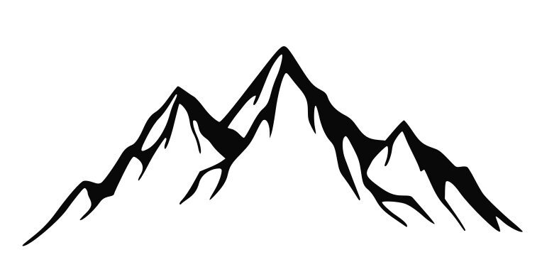 Mountains .SVG Cut Laser Engraving Inlay - Etsy