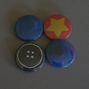 Coraline 4-pack of Handmade Badges - Etsy