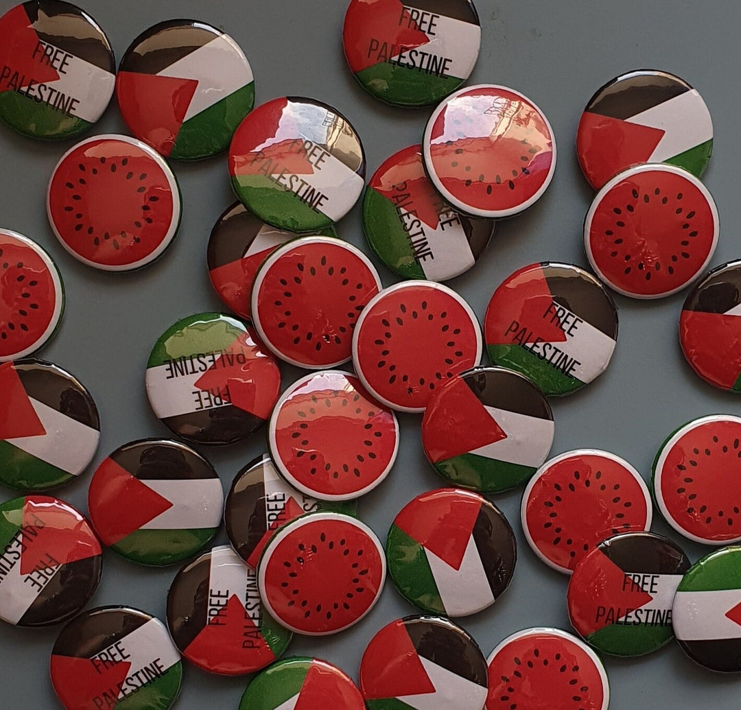 Free Palestine Pack of 3 Handmade Badges (charity Badges) - Etsy
