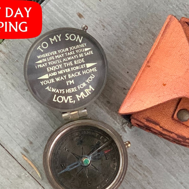 Personalized Compass - Etsy