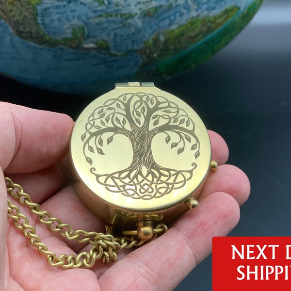 Gold Compass - Etsy