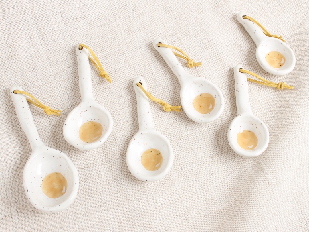 Handmade Ceramic Spoon | Egg | Tea Spoon | Sugar Spoon | Little Scoop ...