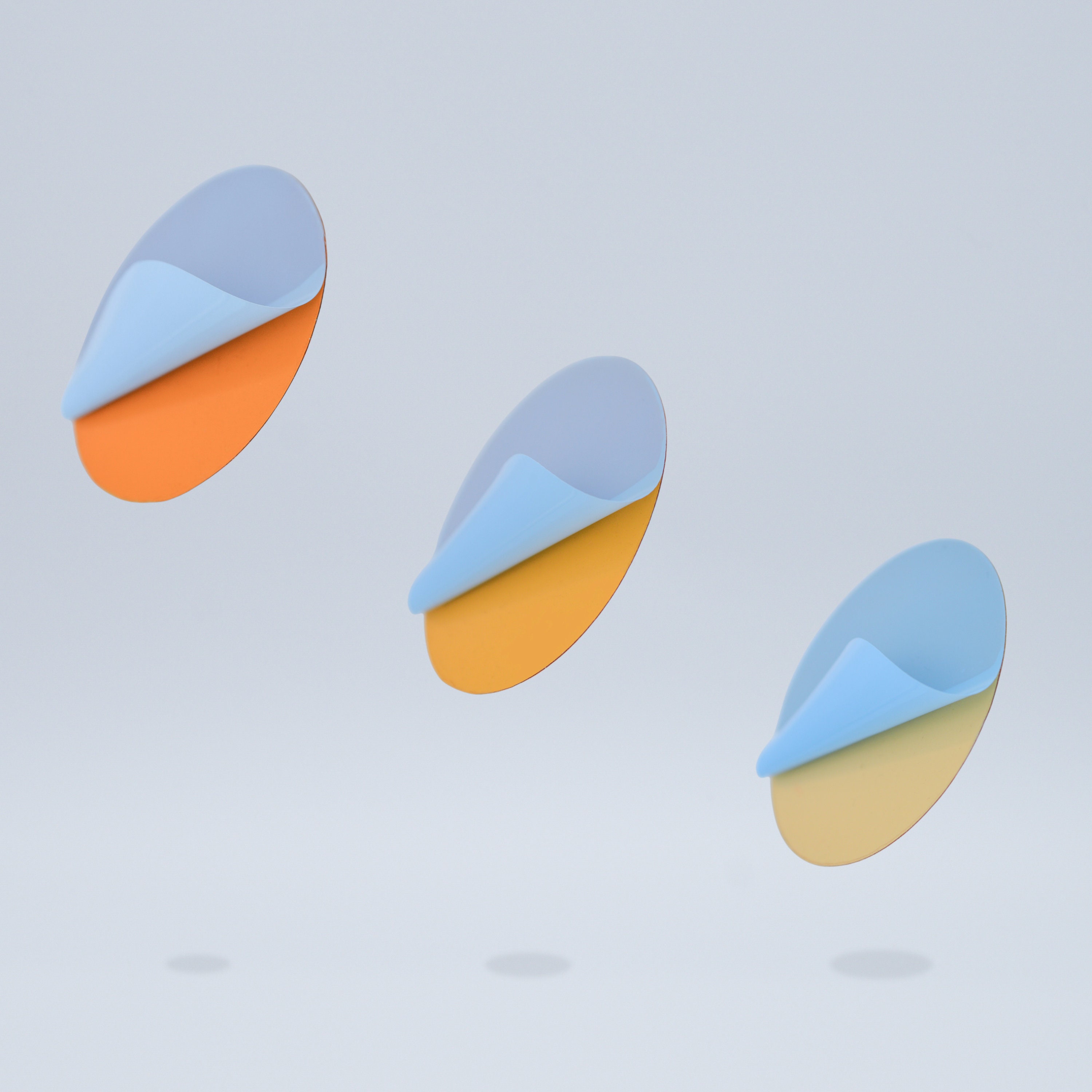 Self-adhesive Color Films for LED Lamps, 5 Cm Circle Cut (GU10), 3 ...