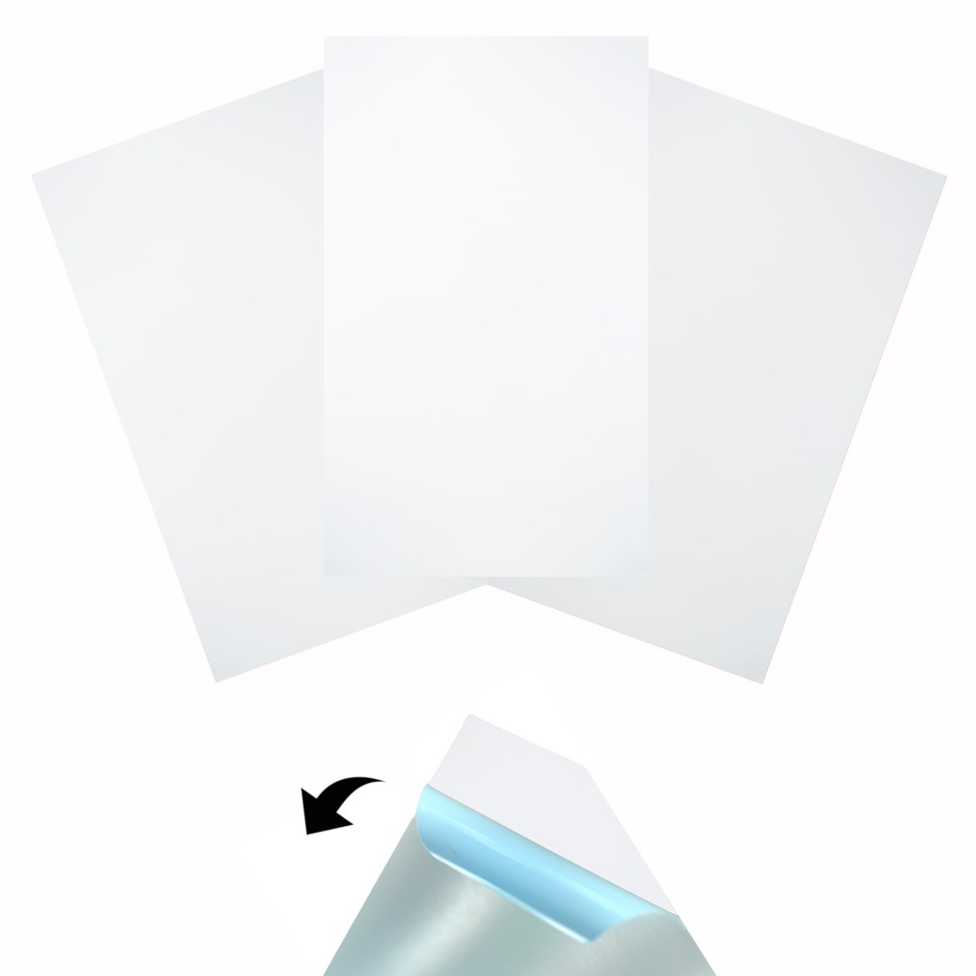 KROPP Self-adhesive Diffuser Films for LED Lamps, Cut 20 X 12 Cm ...