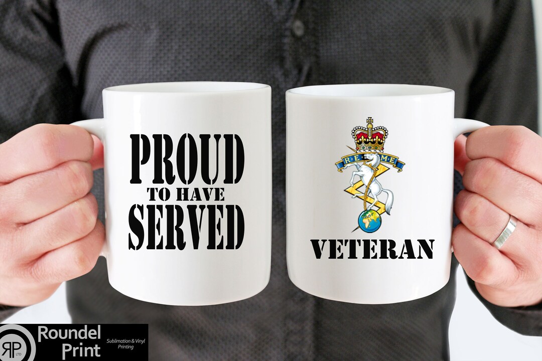 Proud to Have Served REME Army Mug - Etsy