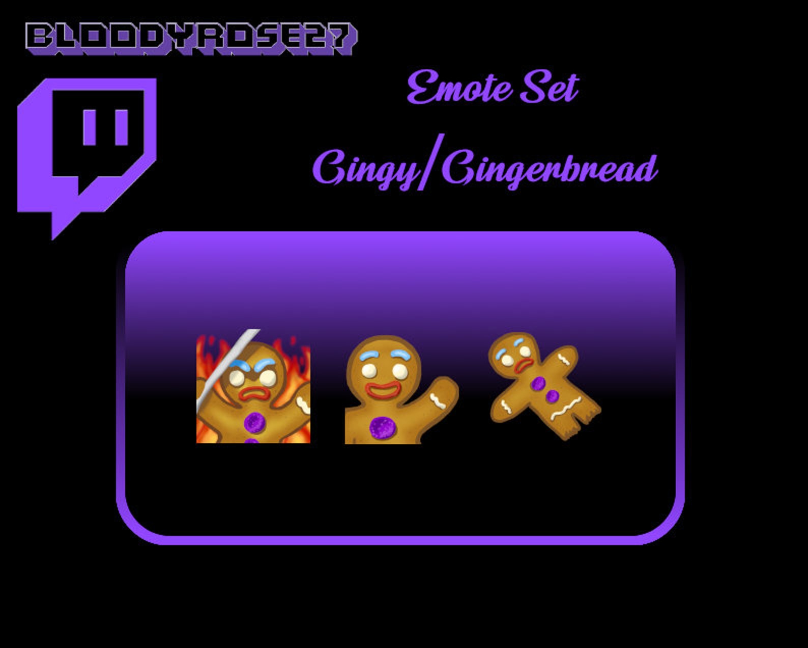 Twitch Emote || Gingy From Shrek || Instant Download - Etsy Ireland