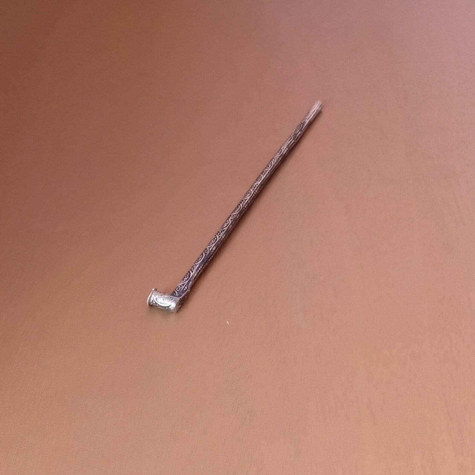 Vintage Moroccan Metal Pipe Handmade Traditional Ancient Pipe Moroccan ...