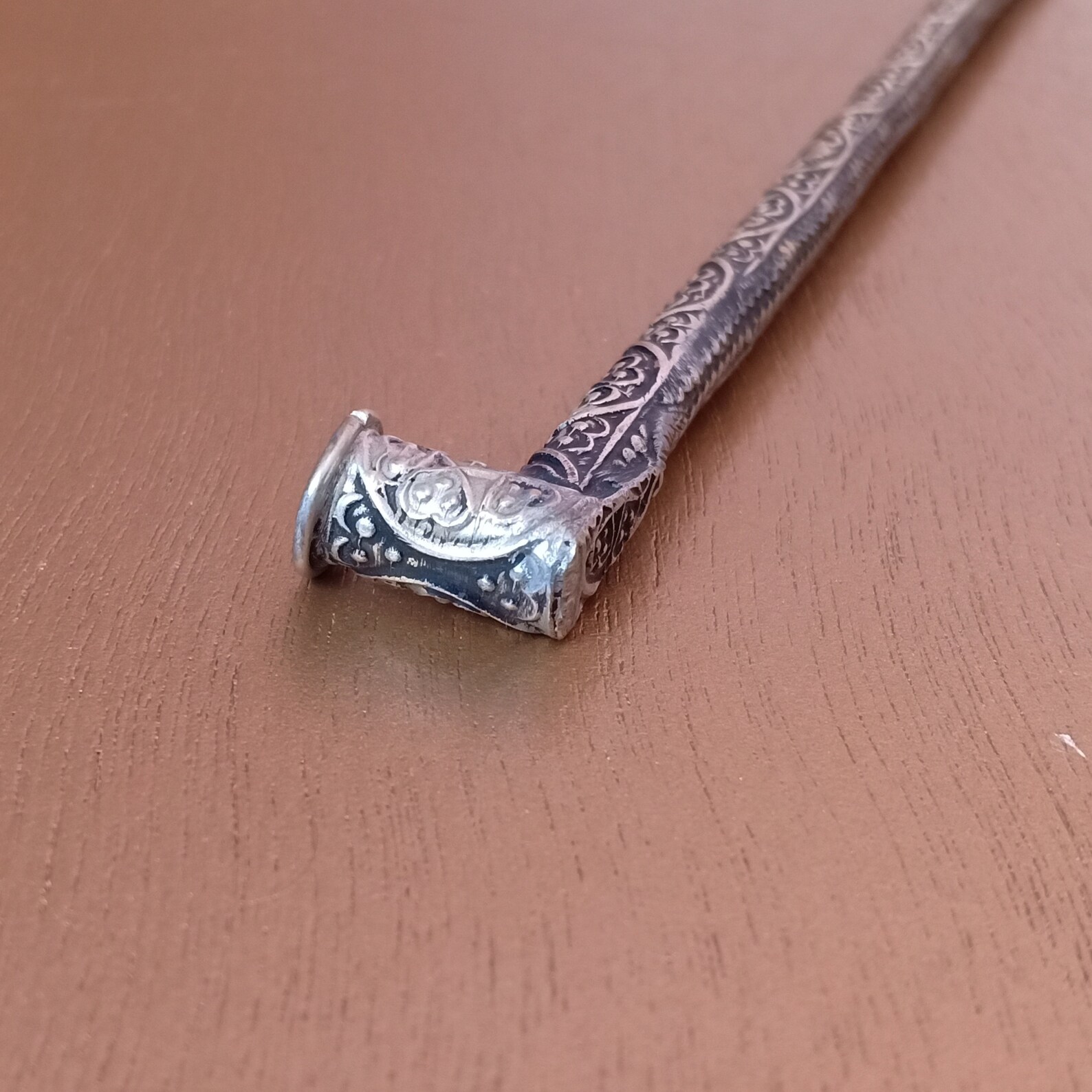 Vintage Moroccan Metal Pipe Handmade Traditional Ancient Pipe Moroccan ...