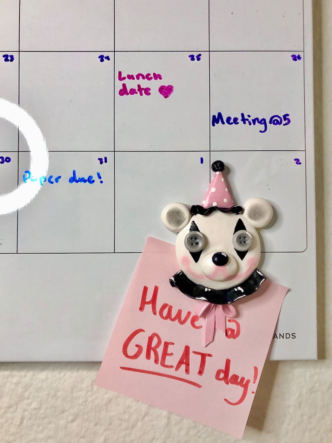 Clown Bear Magnets - Etsy