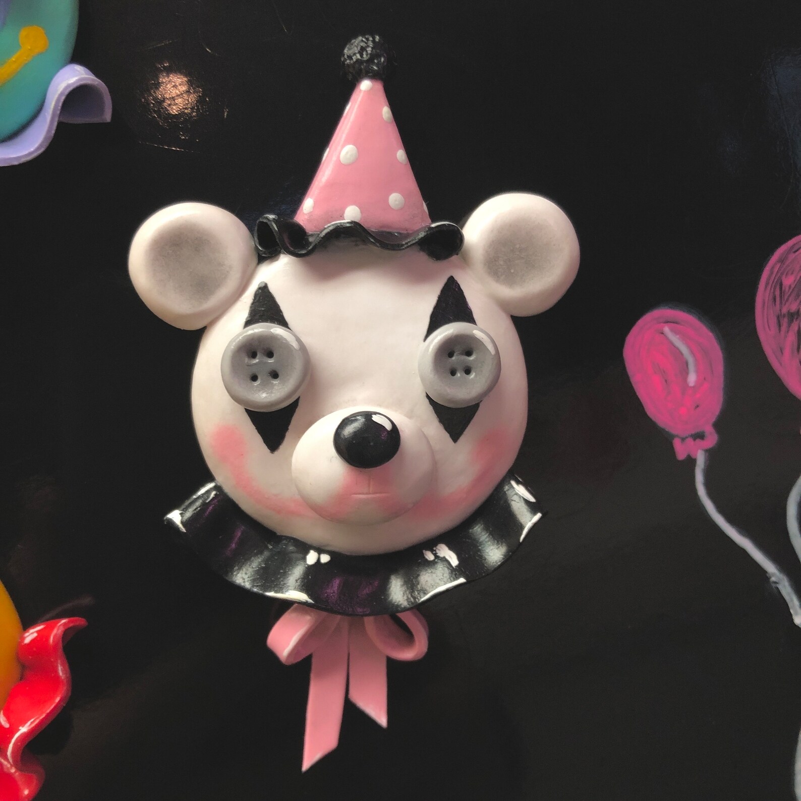 Clown Bear Magnets - Etsy