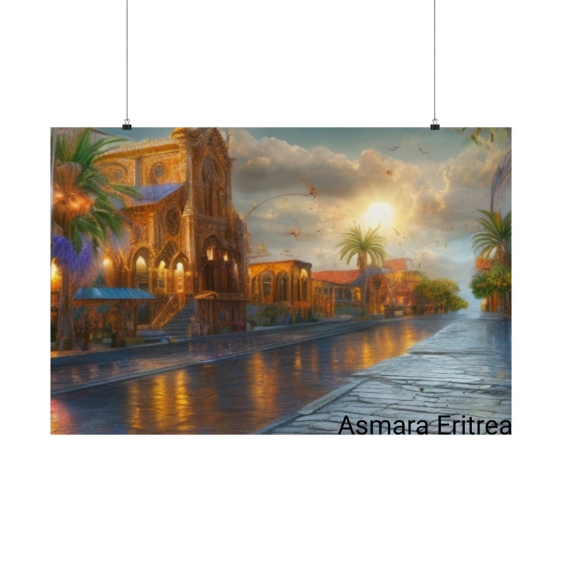 Asmara, Eritrea Matte Horizontal Poster 36 X 24matte - Etsy