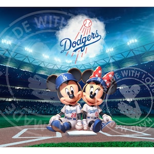 Mickey and Minnie Baseball - Etsy