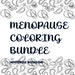 Menopause Coloring Bundle | Funny | Menopause Humor | Adult Funny ...