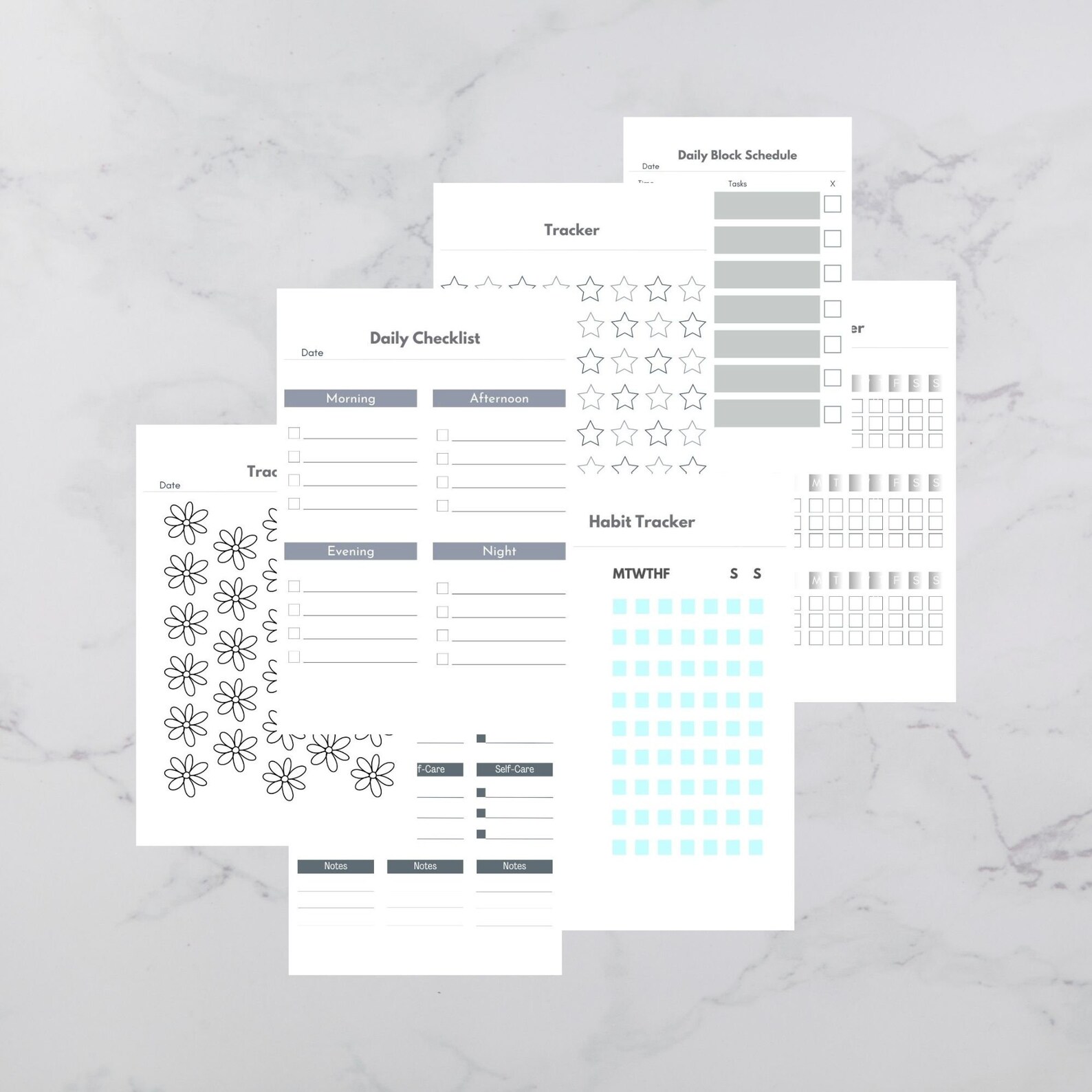 Premade Printable Bullet Journal Bundle | BUJO Insert | Premade Bullet ...
