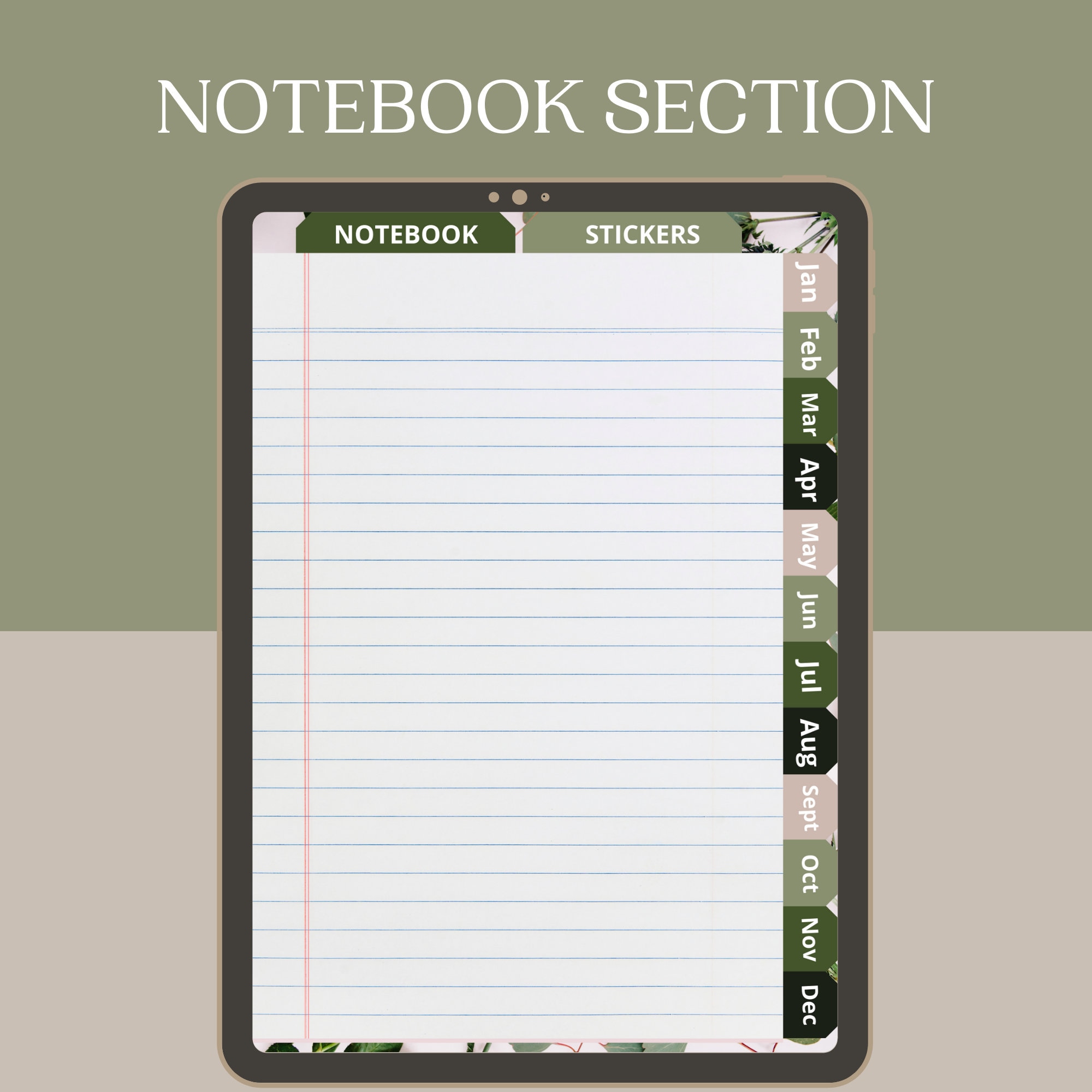 Goodnotes Undated Weekly / Daily Digital Planner / Notebook - Etsy