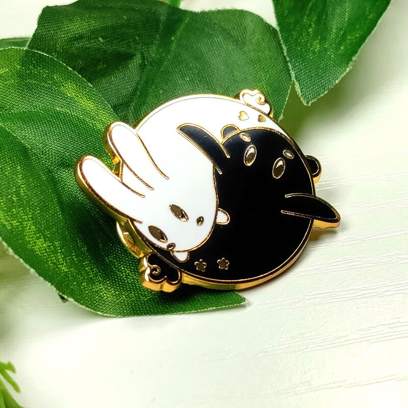 Yin Yang Bunnies - Etsy