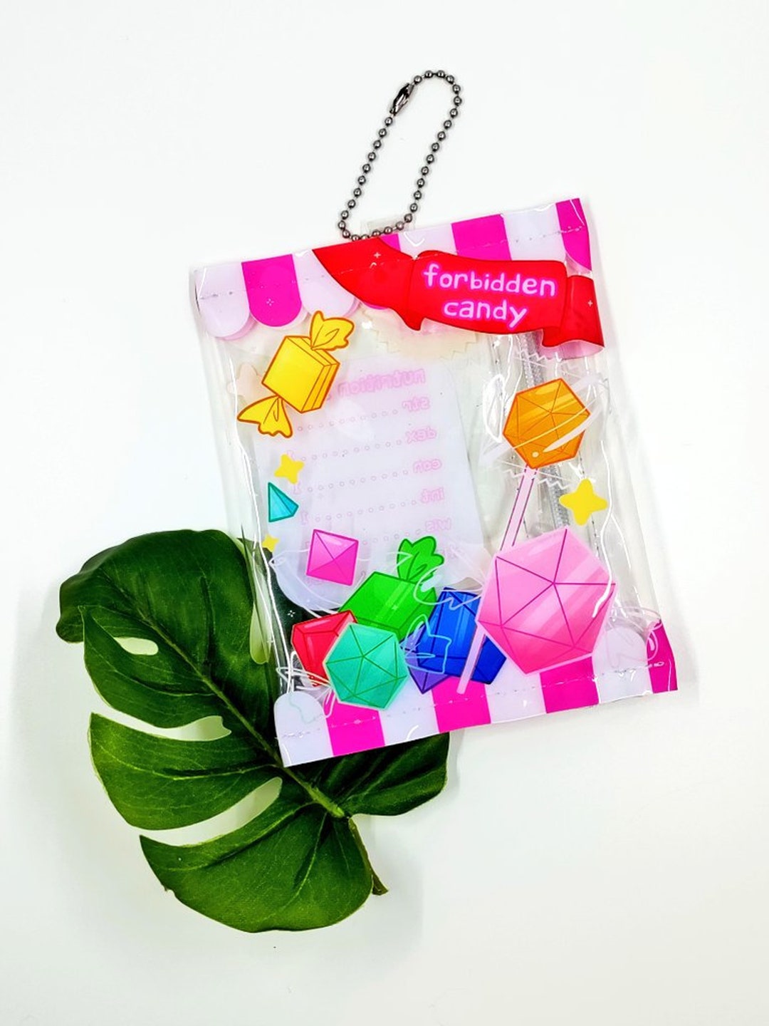 Ttrpg Dnd Pathfinder Forbidden Candy PVC Dice Bag - Etsy