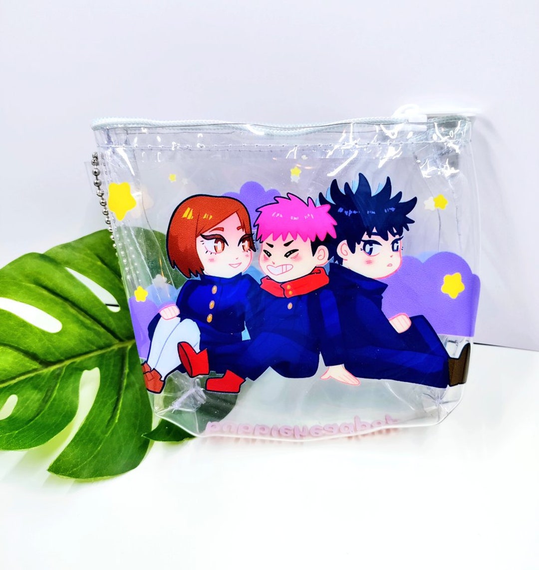 Jjk Pvc Trinket Snack Bag Coin Purse Anime Manga Fighting Magic ...